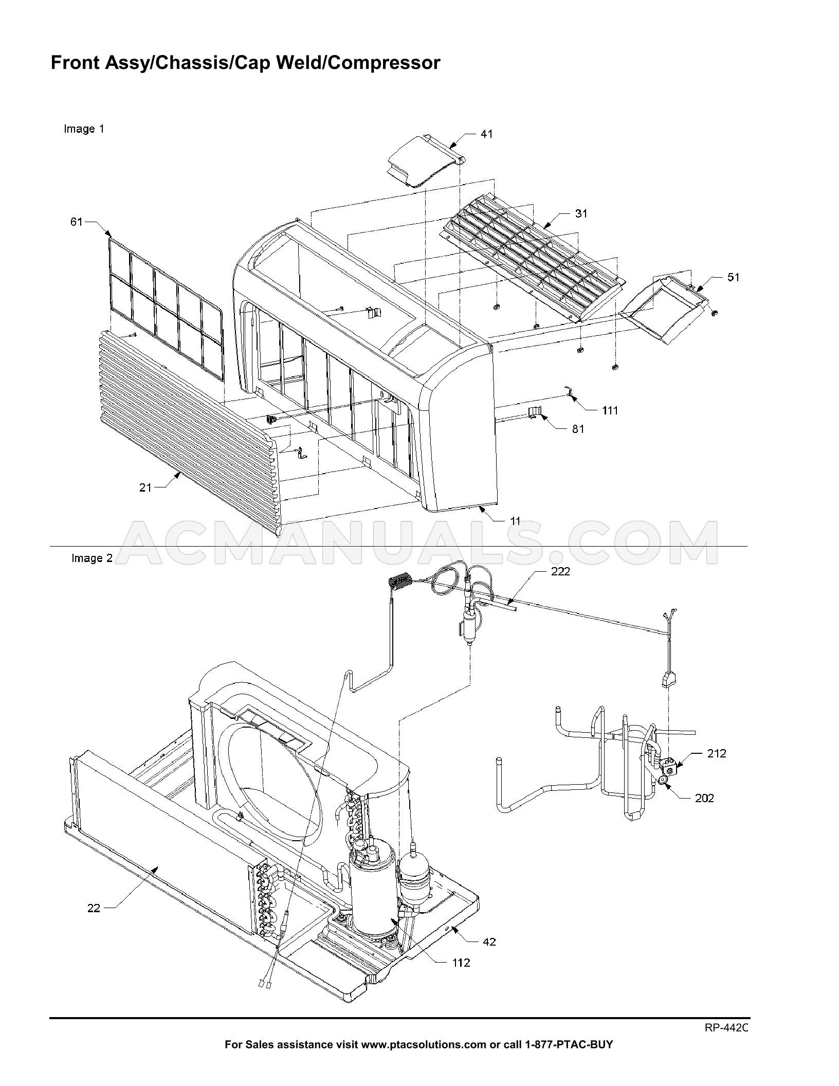 Amana PTC123B35AMBP Parts Manual