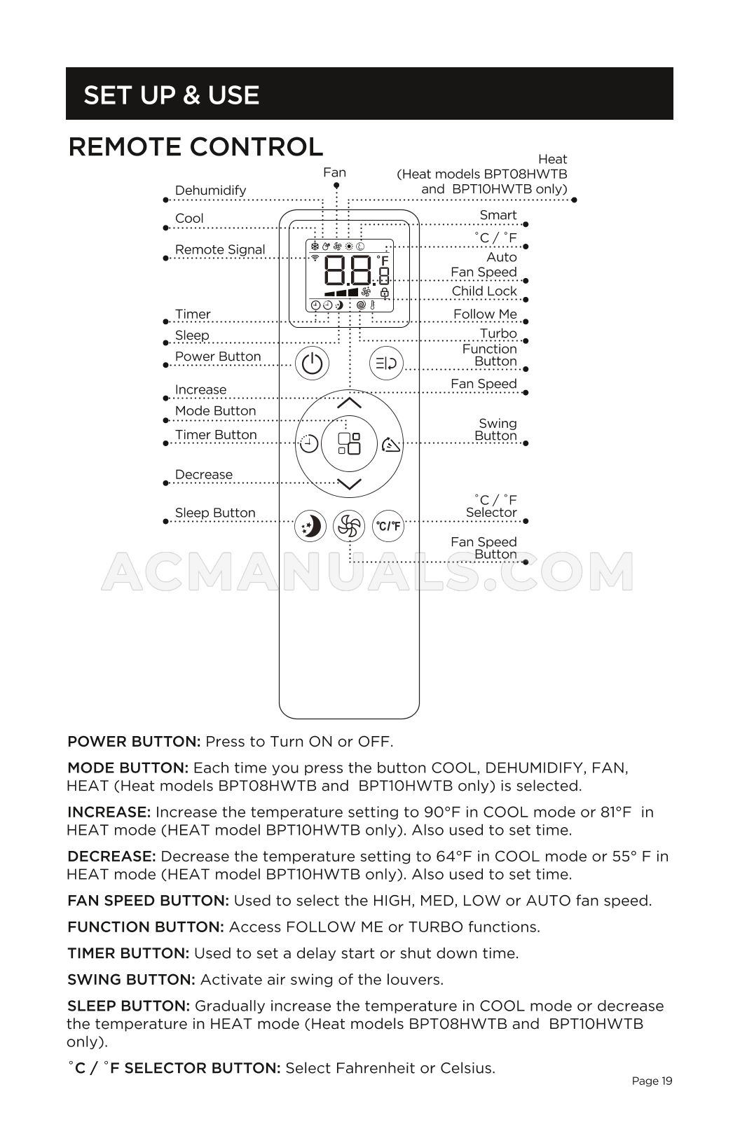 Black and Decker BPT10HWTB Instruction Manual