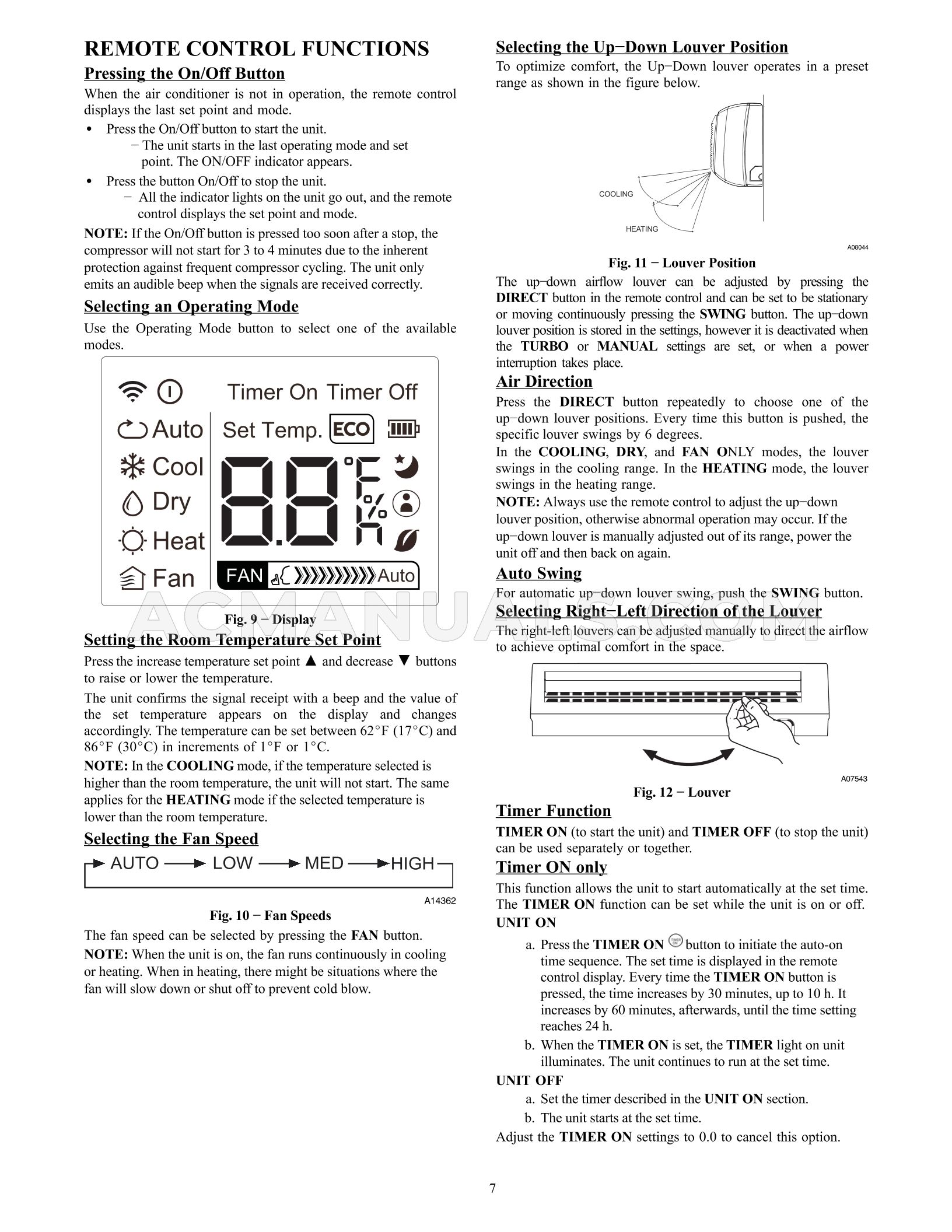 Carrier 40MAHBQ18XA3 Owners Manual