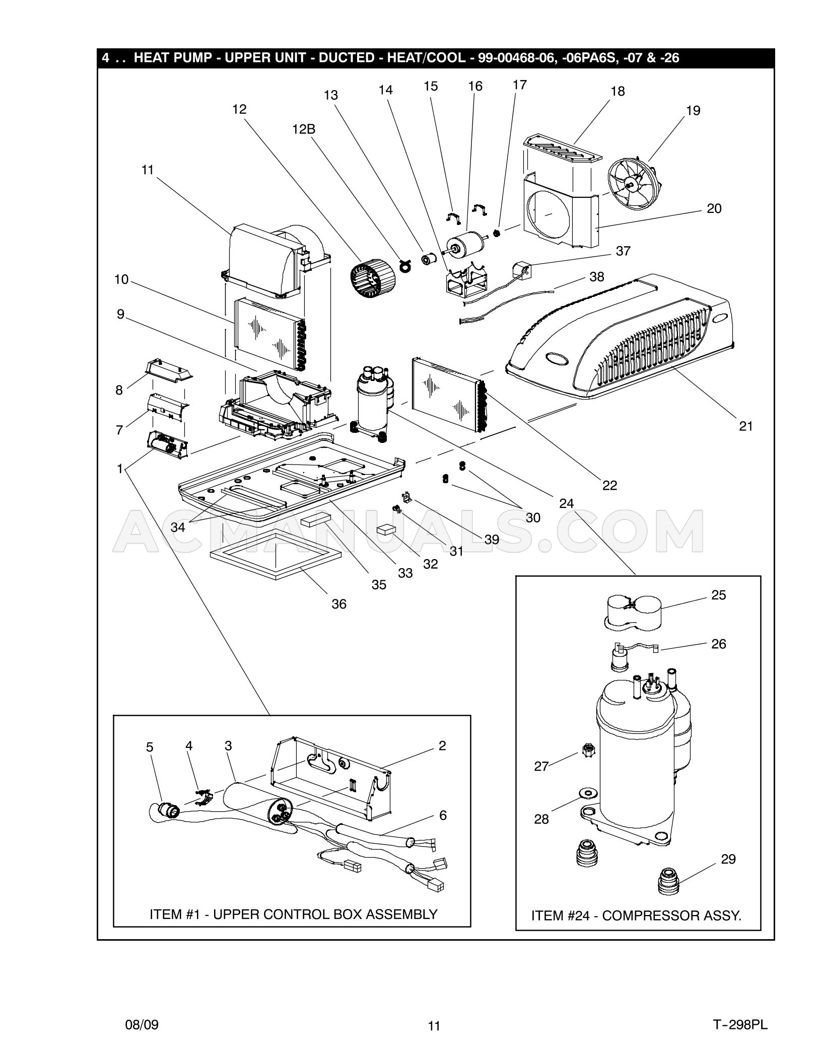 Carrier 68RV14102A AirV Service Parts List