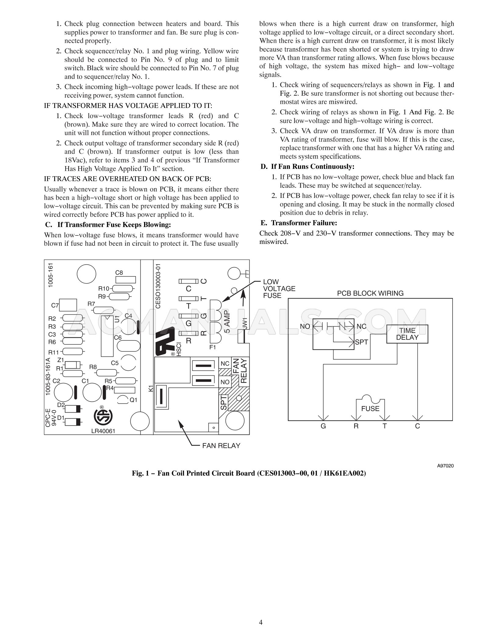 Carrier FB4CNP042 Comfort Service and Maintenance Instructions