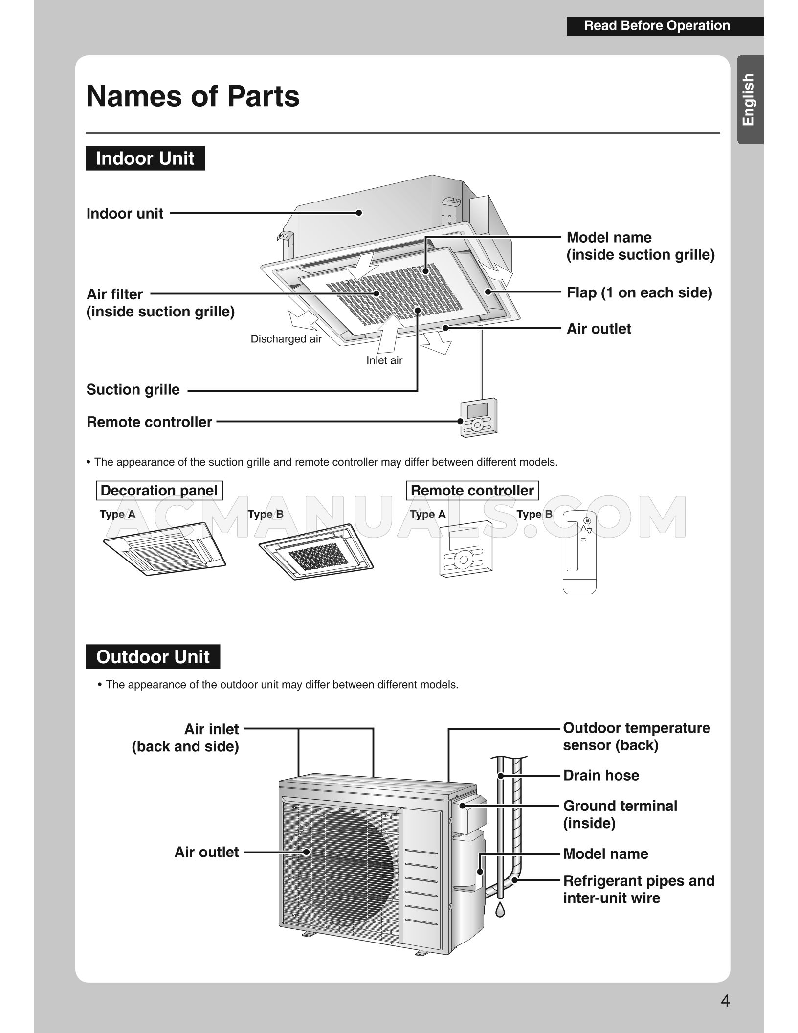 Daikin 1316560 Operation Manual