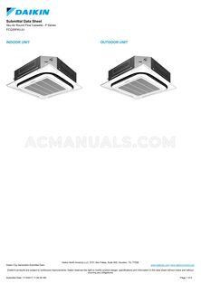 Daikin 1315069 Spec Sheet