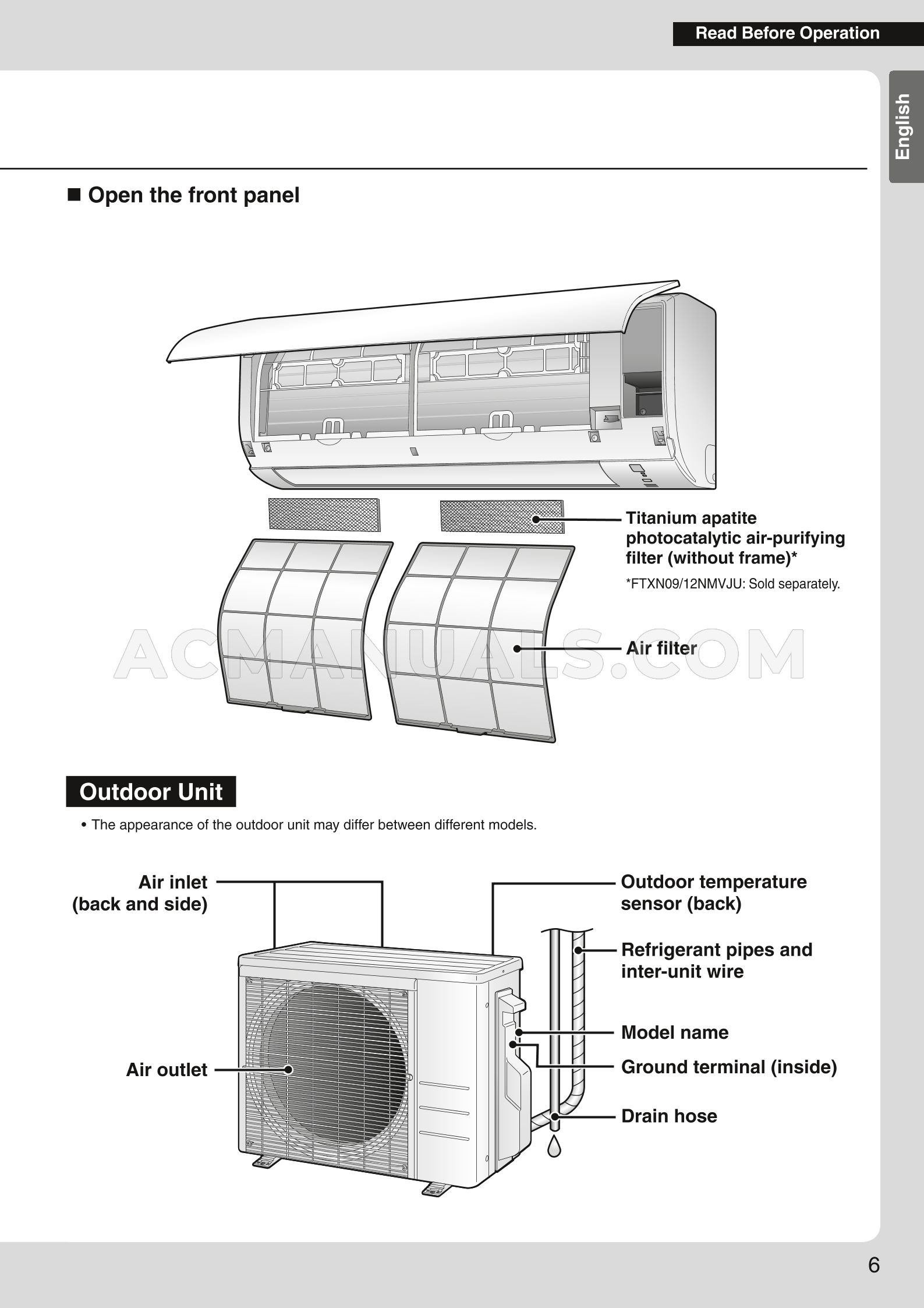 Daikin 1316524 Operation Manual