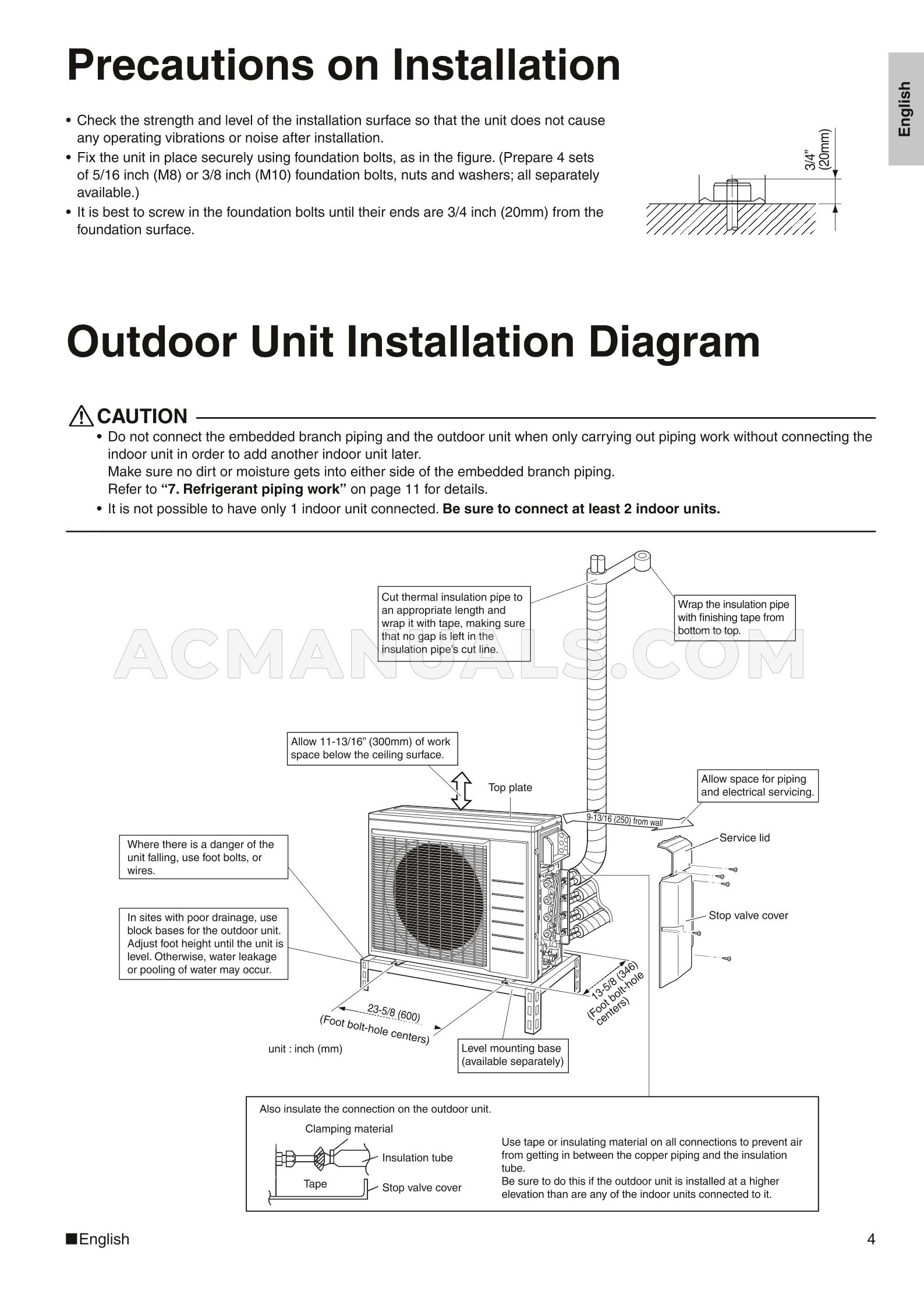 Daikin 1316501 Installation Manual