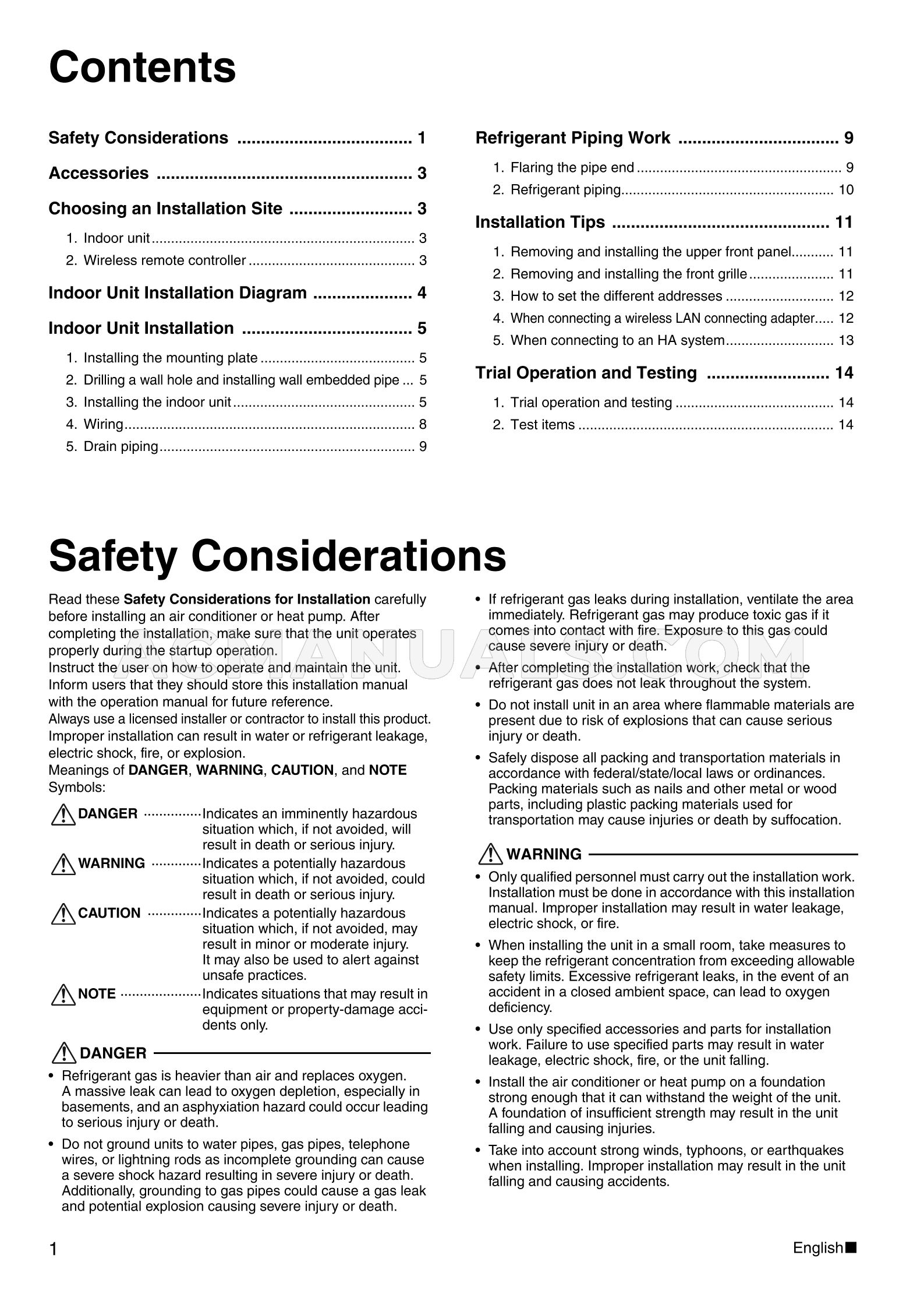 Daikin 1316469 Installation Manual