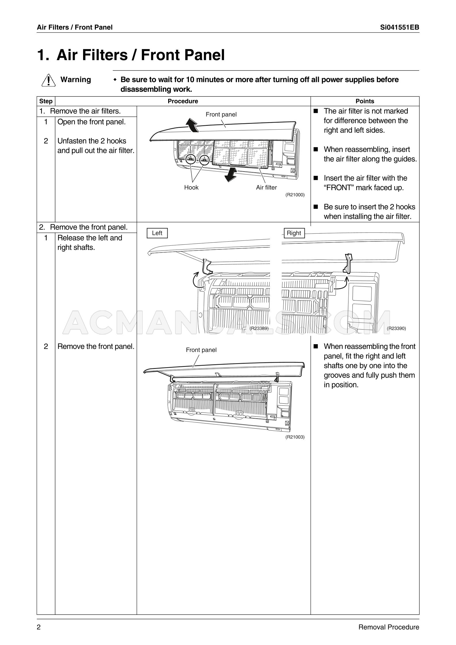 Daikin FTKC50QVM D-Smart Service Manual