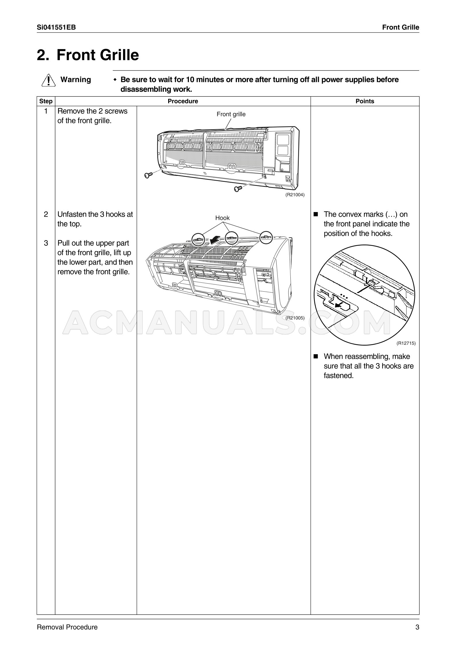 Daikin FTKC50QVM D-Smart Service Manual