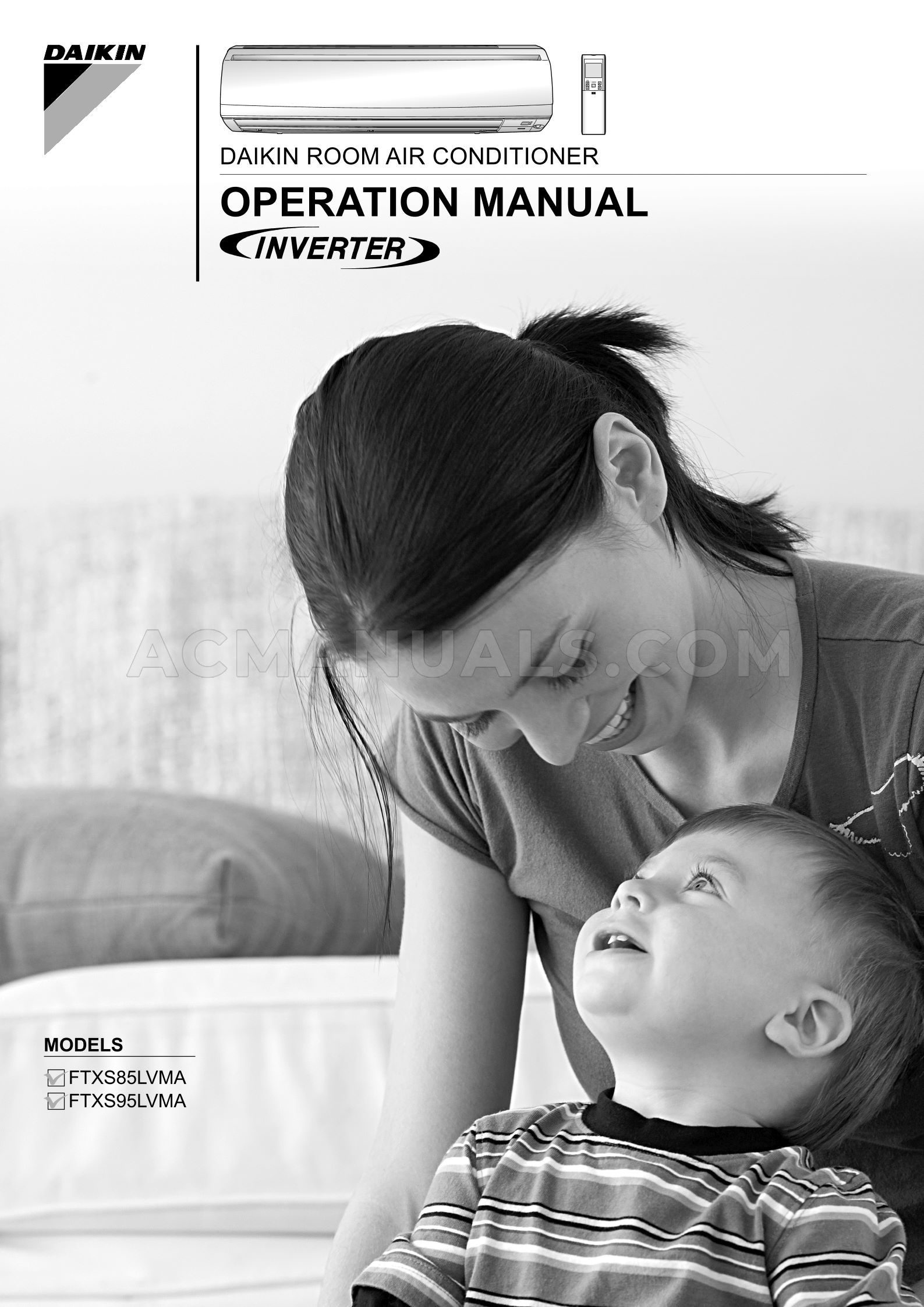 Daikin FTXS95LVMA L-Series Operation Manual