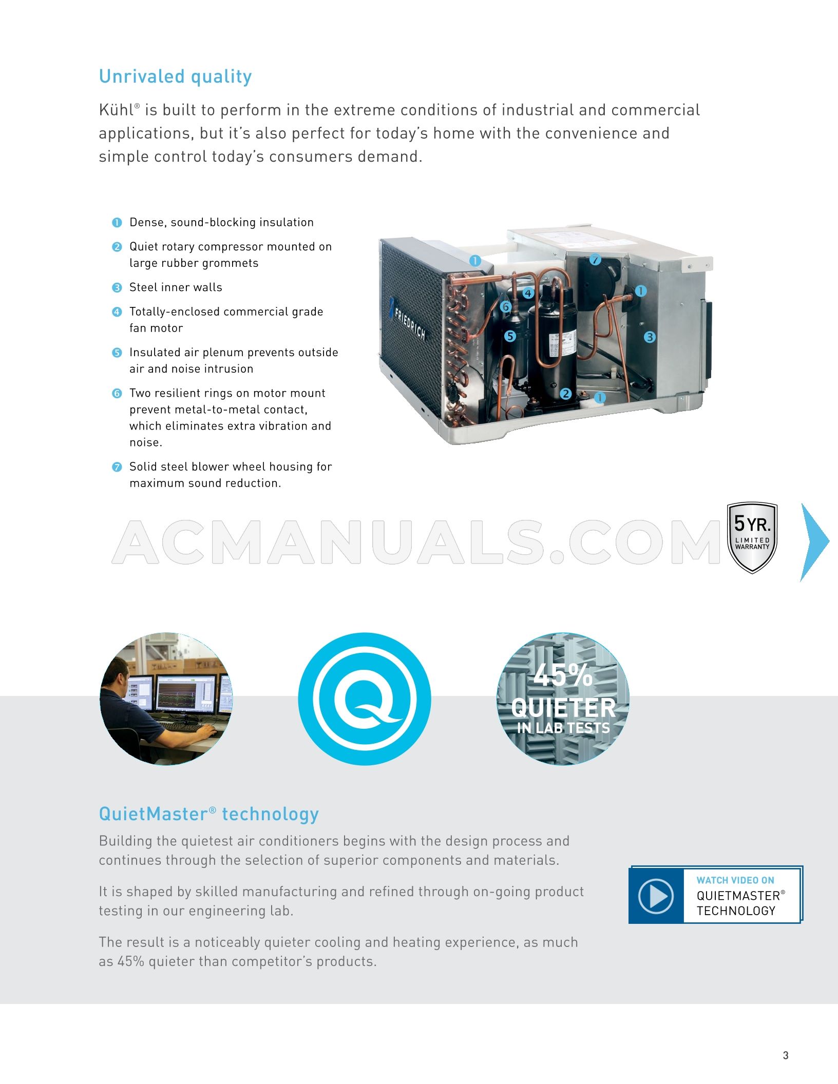 Friedrich KCS12A10A Kuhl Brochure