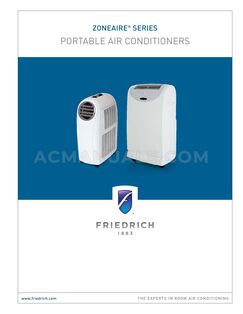 Friedrich P12B ZoneAire Brochure