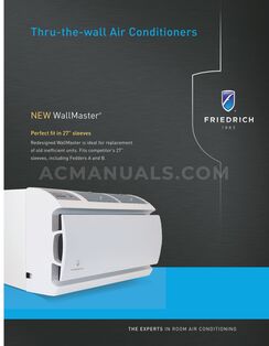 Friedrich WS10D10B WallMaster Brochure