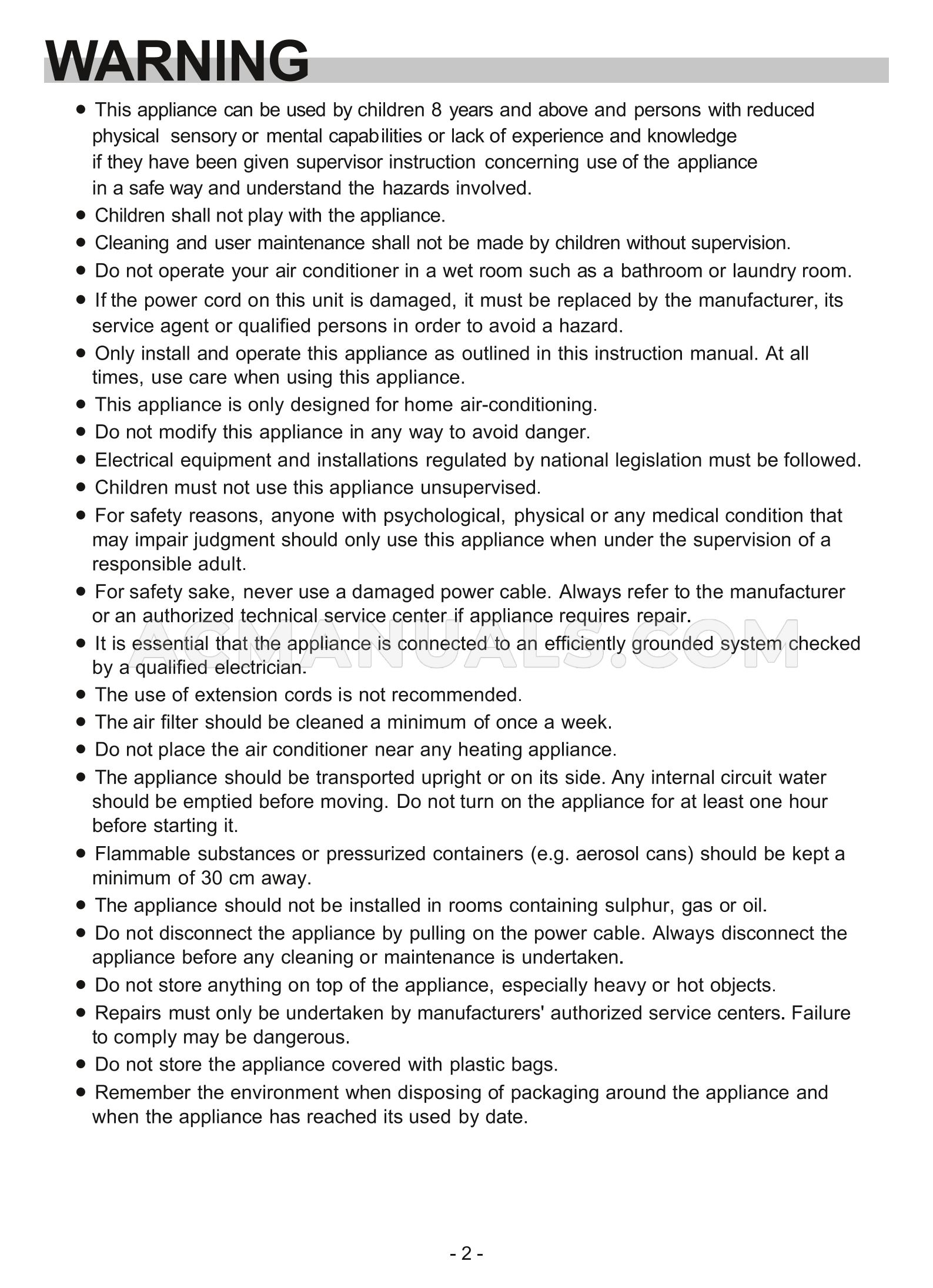 Friedrich ZCP12DA ZoneAire Use and Care Manual