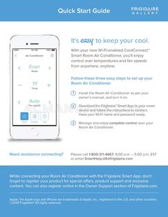 Frigidaire FGRC1044T1 Quick Start Guide