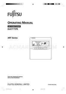 Fujitsu ART54LUAK ART Operating Manual