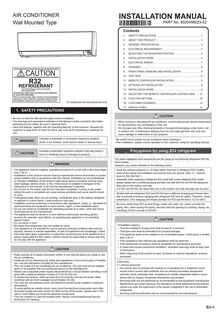 Fujitsu ASTG24KMCA Lifestyle Installation Manual