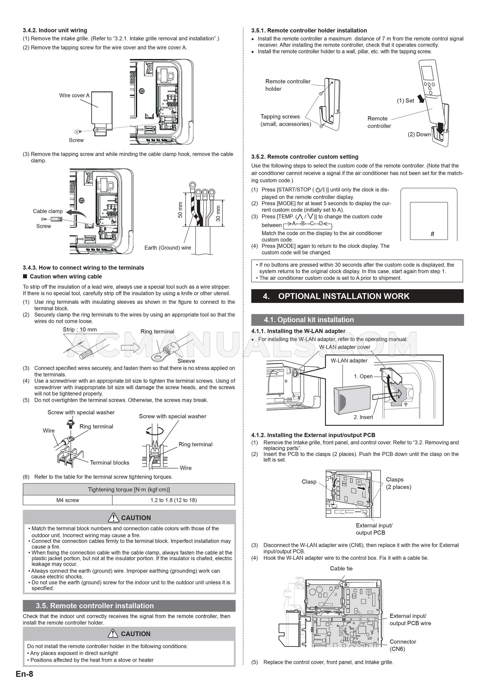 Fujitsu ASTG22KMTC Lifestyle Installation Manual