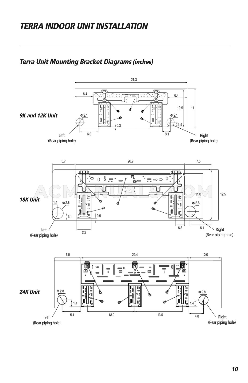 Gree MULTI24HP230V1CO Installation Instructions