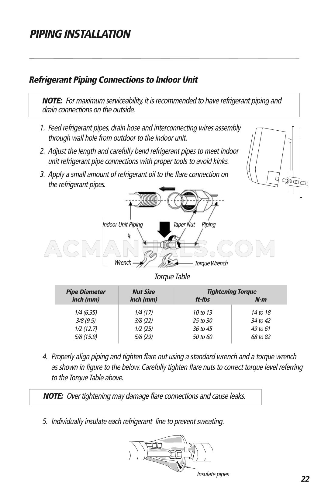 Gree MULTI24HP230V1CO Installation Instructions