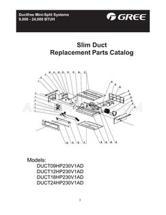 Gree 1309298 Parts List