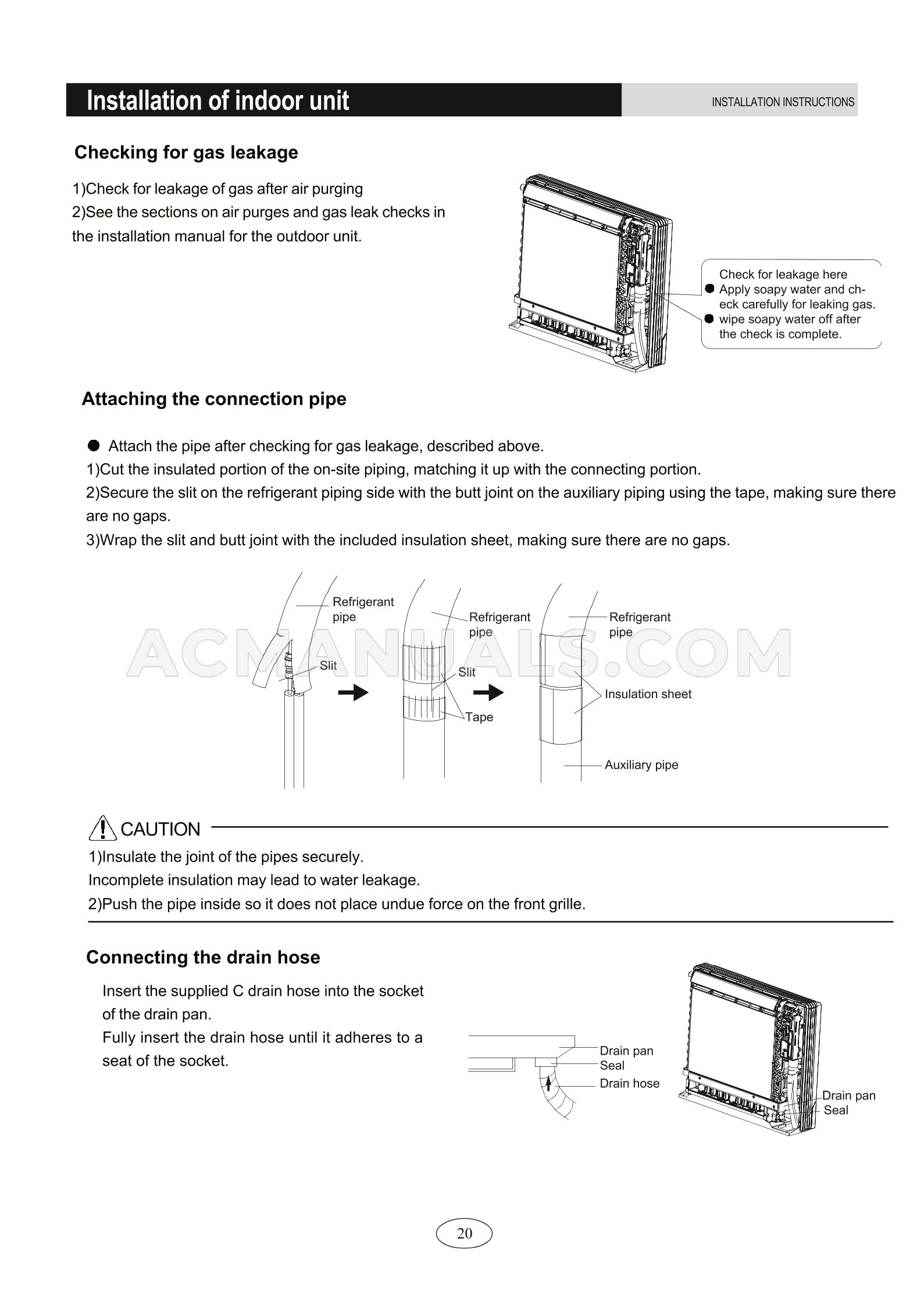 Gree 1309300 Installation and Owners Manual