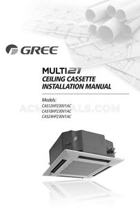 Gree 1309303 Installation Manual