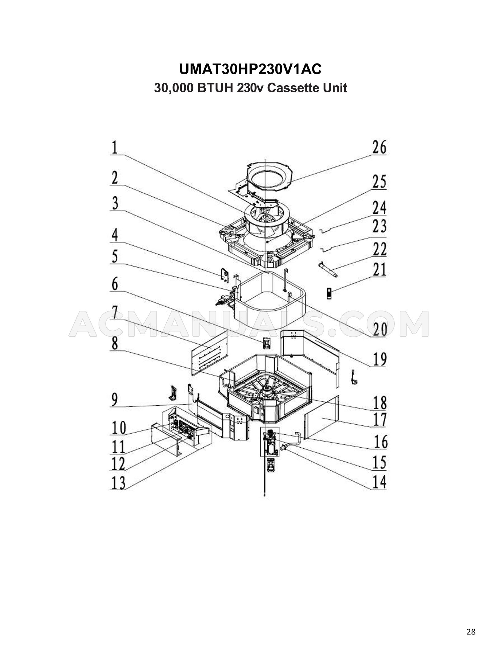 Gree 1309391 Parts List