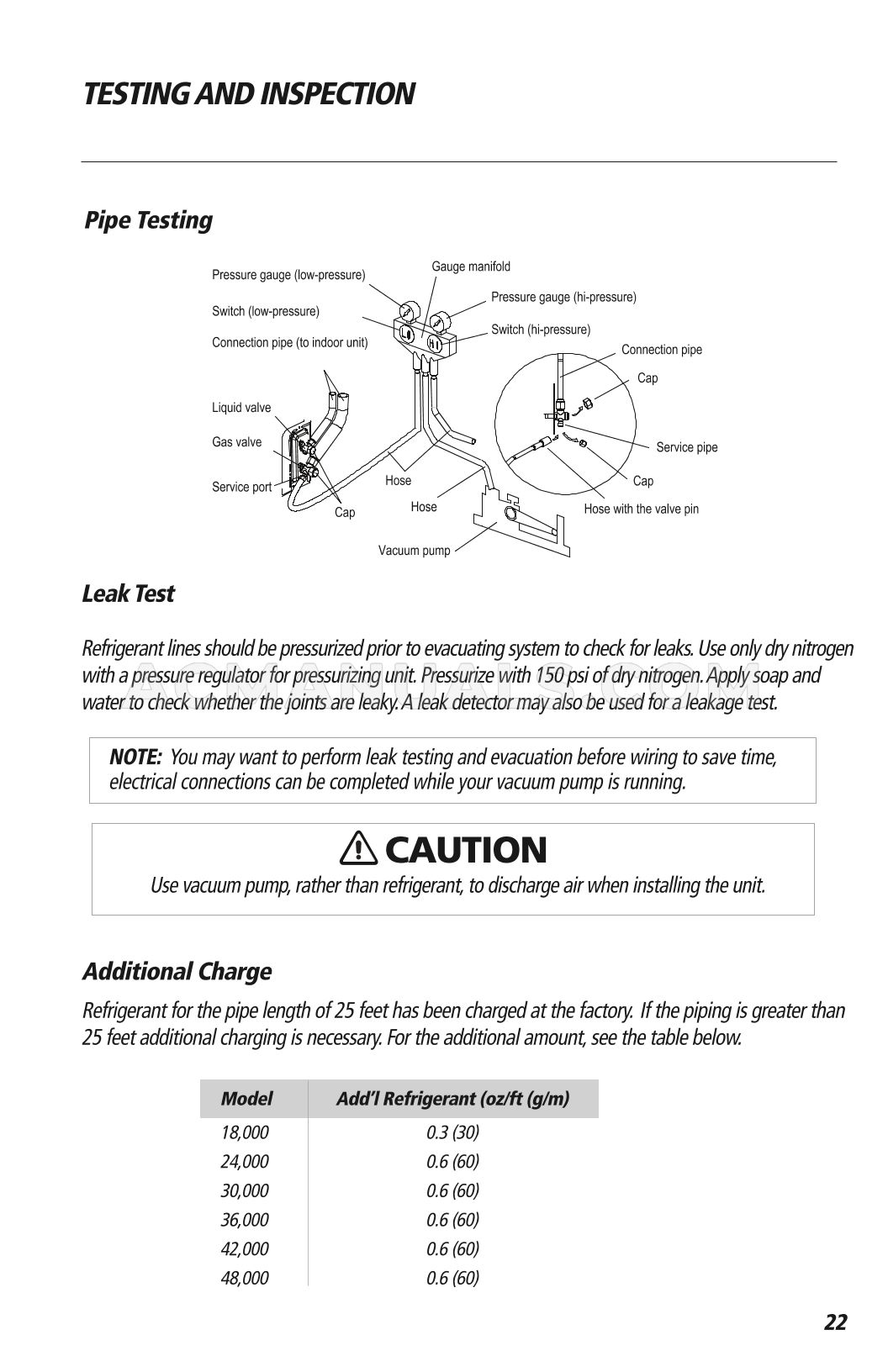 Gree 1309384 Installation Manual