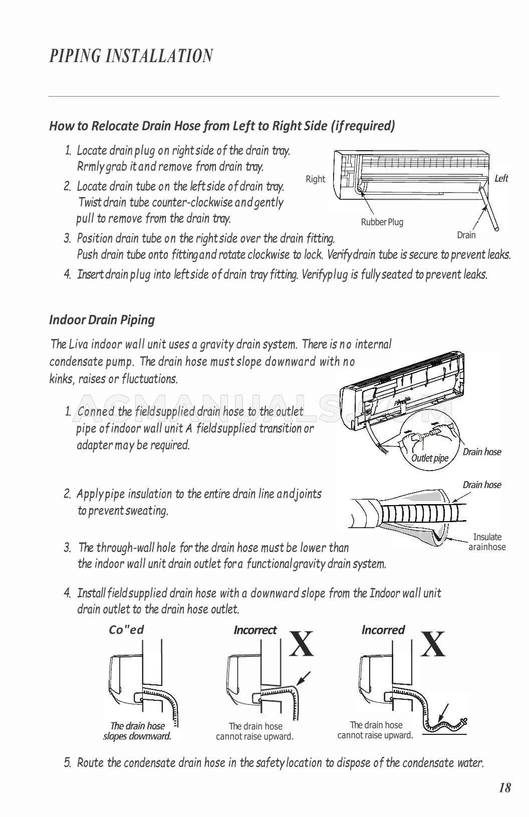 Gree LIVV09HP230V1AHW Livo GEN3 Installation Instructions