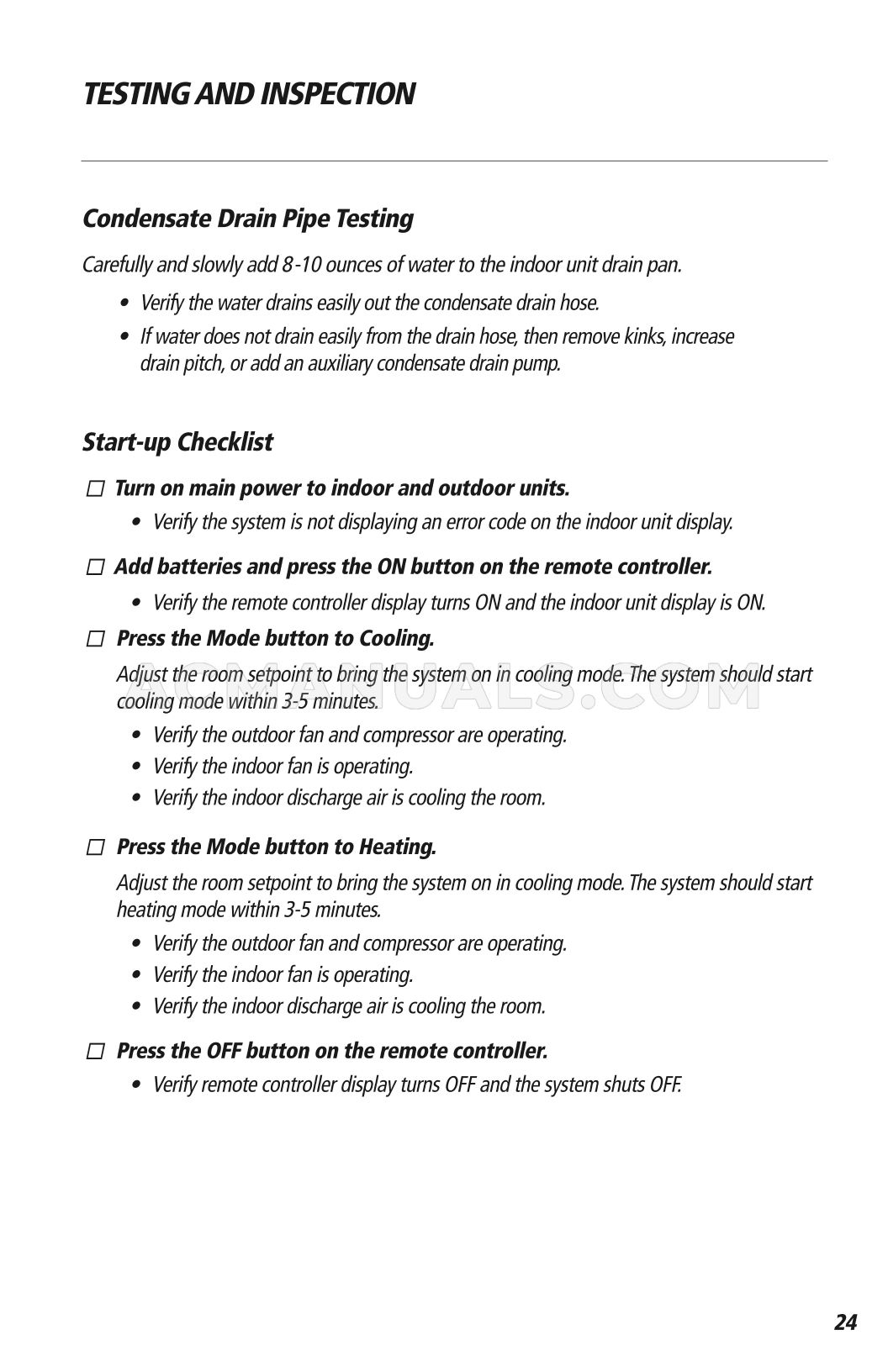 Gree LIVV09HP230V1AHW Livo GEN3 Installation Instructions