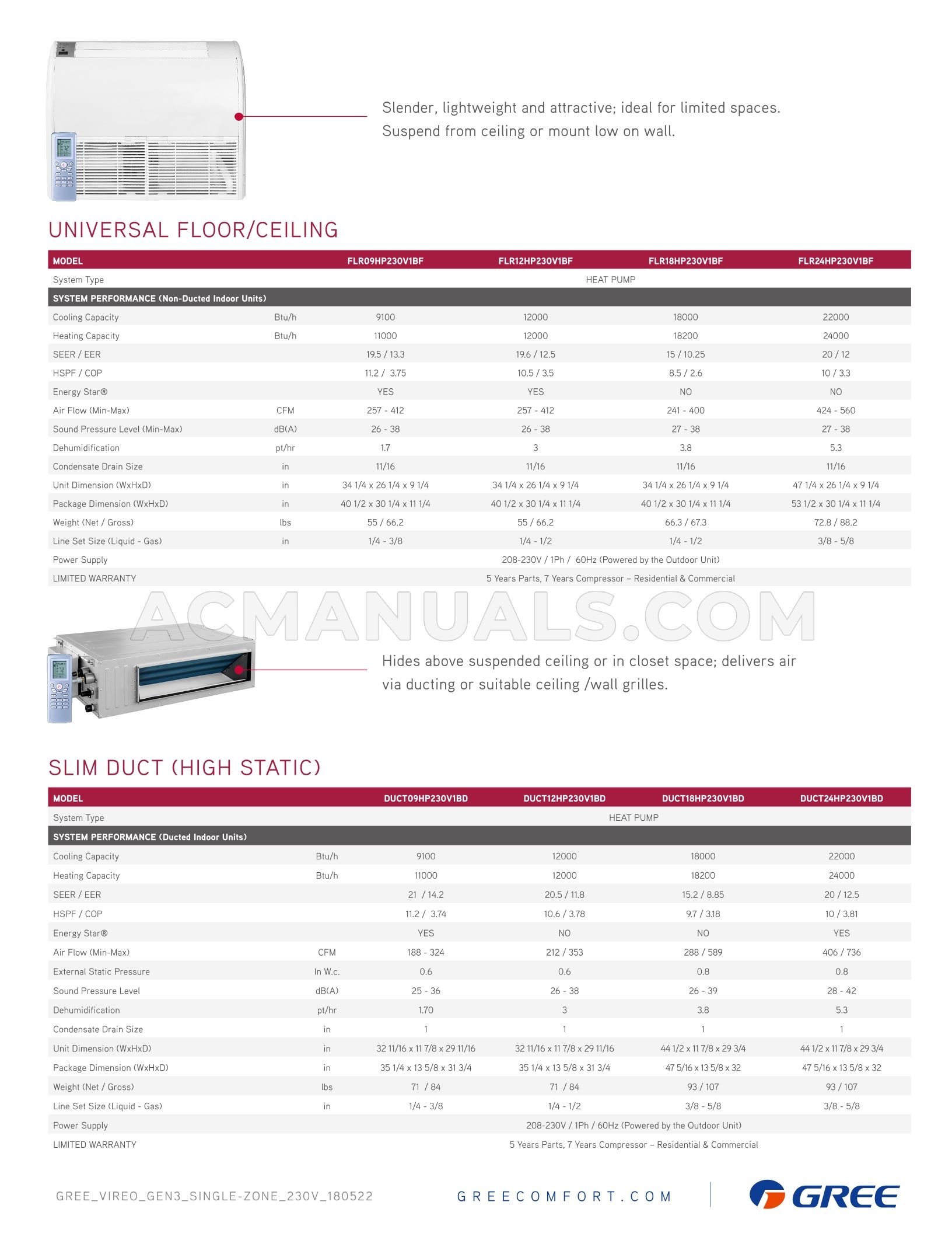 Gree 1868007 Brochure