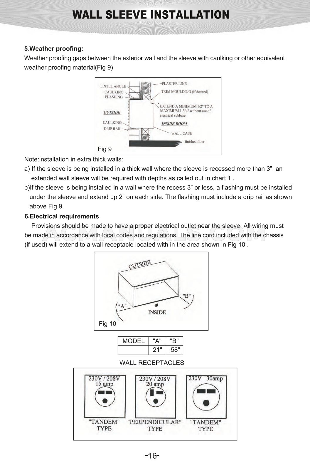 Islandaire EZ42152231S46AA EZ 42 Installation Instructions