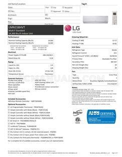 LG 700676 Specifications Sheet