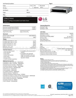 LG 962637 Spec Sheet
