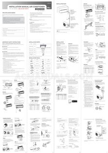 LG LS090HYV Art Cool Series Installation Manual