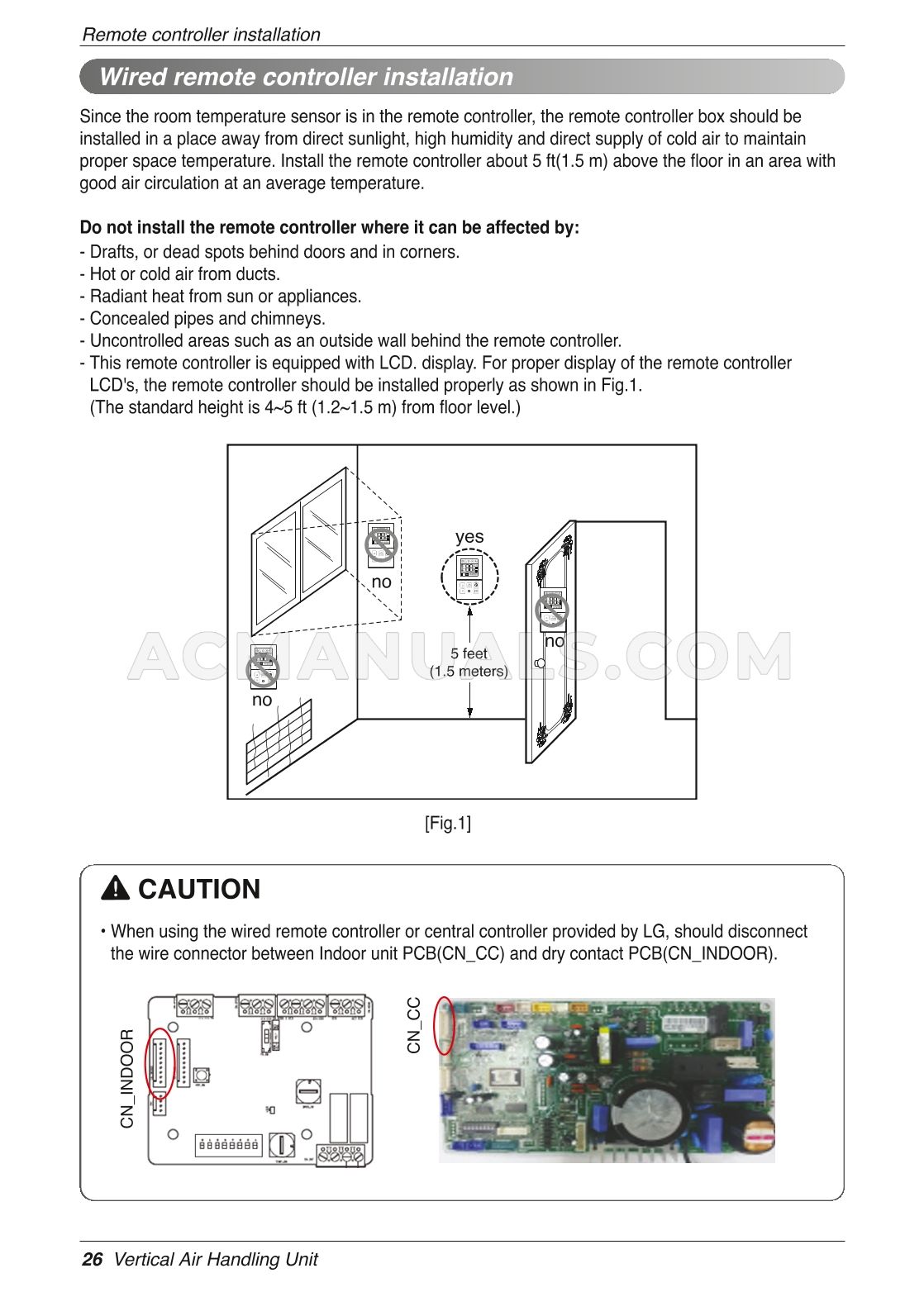 LG LVN241HV4 Installation Manual