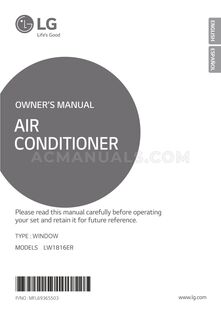 LG LW1816ER Specifications Sheet